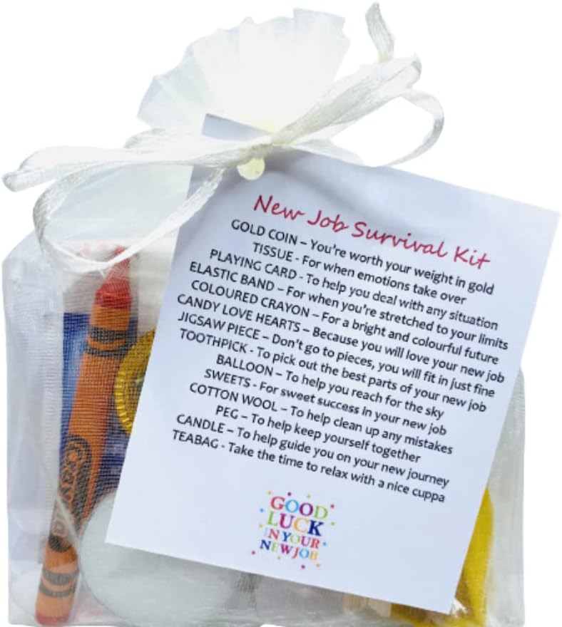 SMILE GIFTS UK Office Worker Survival Kit Gift (New job, Secret santa ...