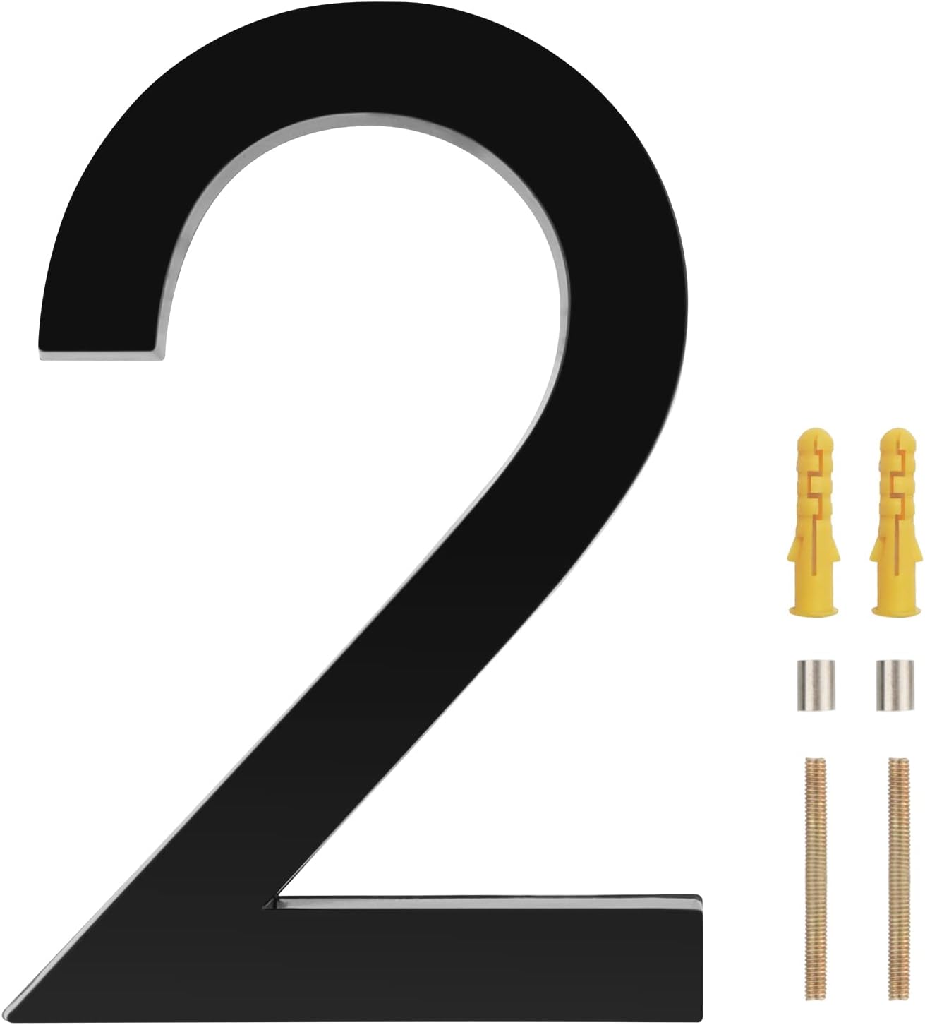 Amazon.com: Architectural Mailboxes 3582B-3 4 inch Solid Brass Floating ...