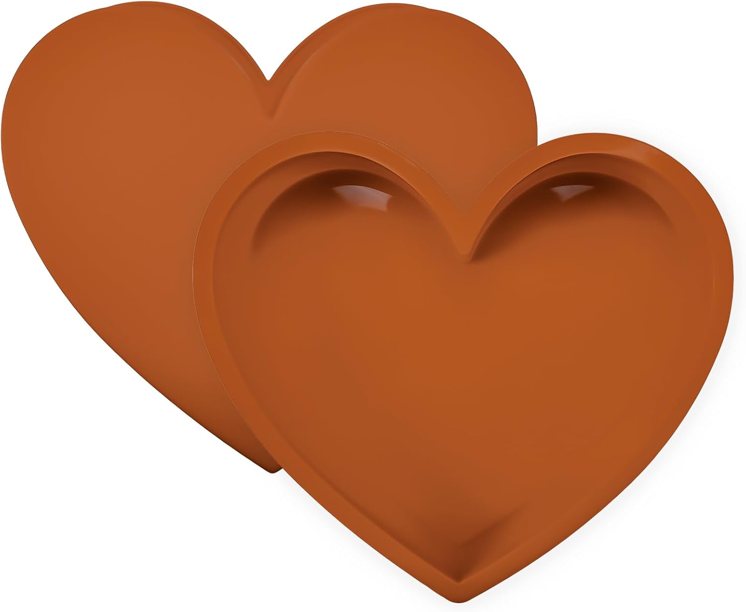 Amazon.com: Fimary Silicone Heart Cake Pans - 10 Inch Nonstick Heart ...