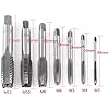 7pcs Metric Thread Tap Steel Threading Tapping Tool Thread Cutter Tool ...