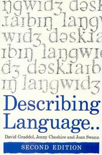Describing Language (2nd Edition): Amazon.co.uk: Graddol, David ...