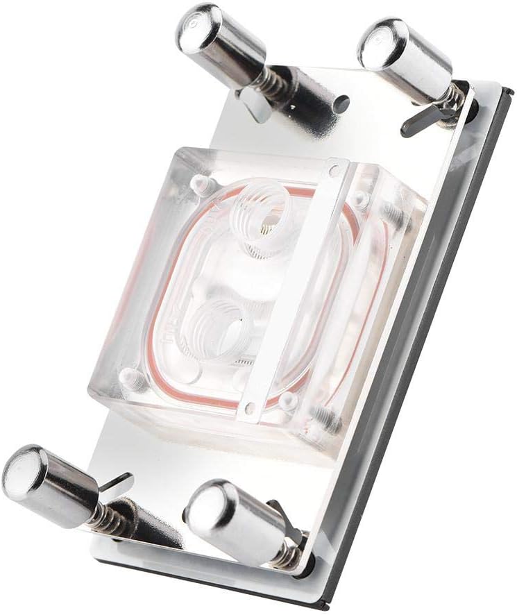 Amazon.com: CPU Water Block 55x55mm Copper Base, 0.3mm Micro CPU Water ...