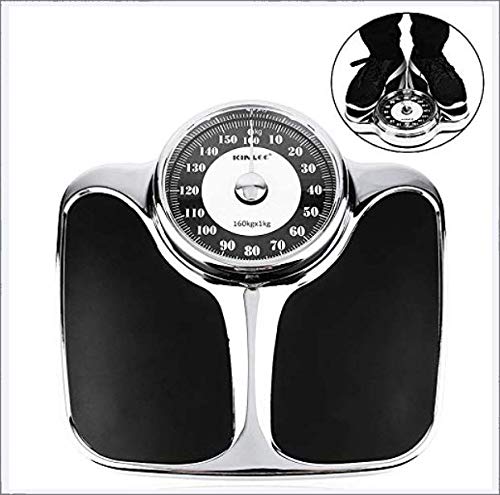 Bathroom Scale Extra-Large Dial Analog Precision Scale, 160KG Capacity ...
