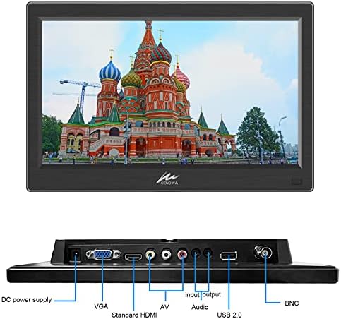 Kenowa Petit moniteur HDMI 13,3 pouces, moniteur PC HD 1366 x 768P ...
