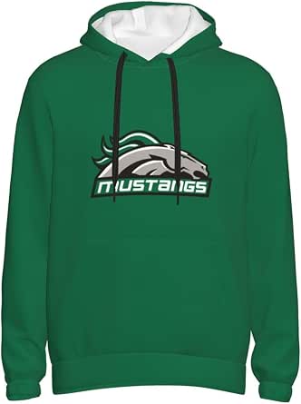 Amazon.com: Oicvrct Stevenson University Logo Men'S Hooded Fleece ...
