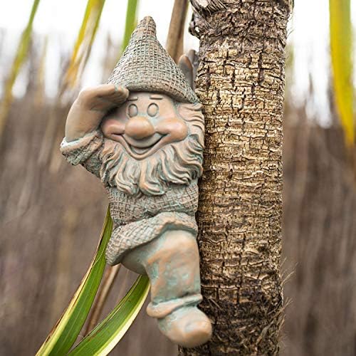 Garden Mile® Fairy Garden Elf Tree Peeker Novelty Resin Garden ...