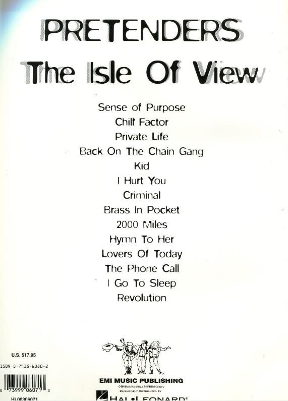 The Pretenders - The Isle of View: Pretenders: 9780793560806: Amazon ...