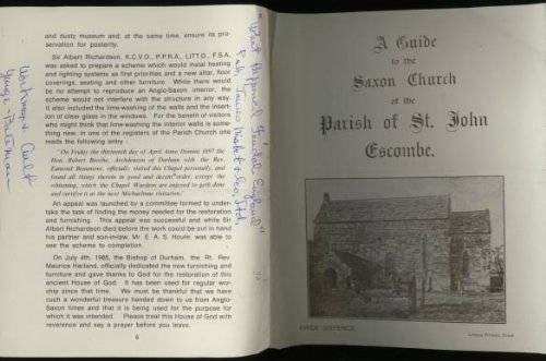A Guide to the Saxon Church of the Parish of St. John Escombe: John ...