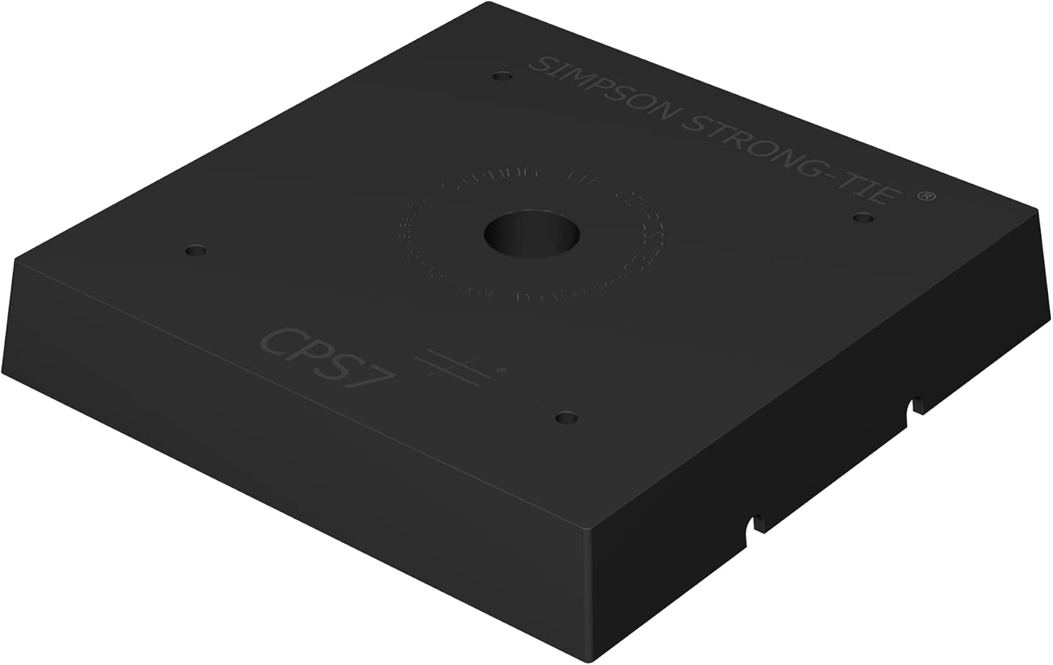 Amazon.com: Simpson Strong-Tie CPS7 CPS Composite Plastic Standoff for 8x8 : Industrial & Scientific