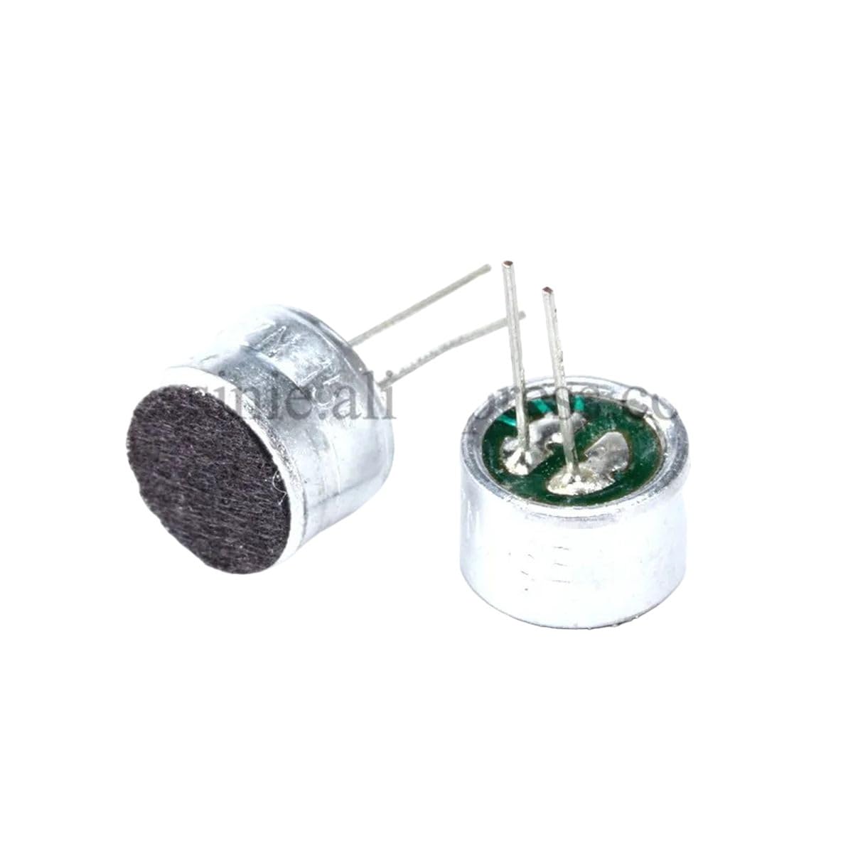 10Pcs/Lot 9X7Mm 9767 Capacitive Electret Microphone with 2 Pin Pick-Up ...