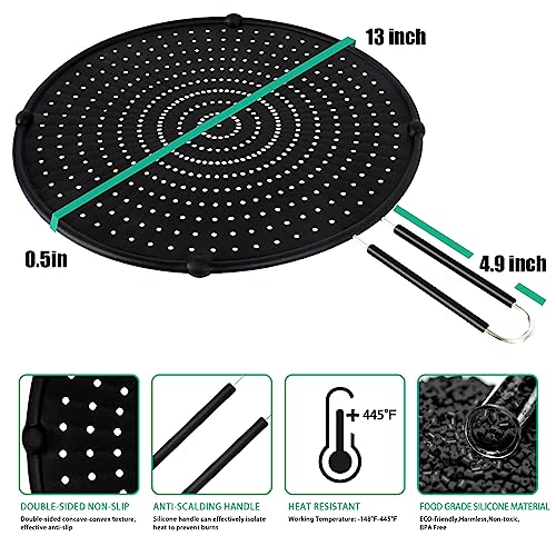 Snapklik.com : Silicone Splatter Screen For Frying Pan 13, Grease ...