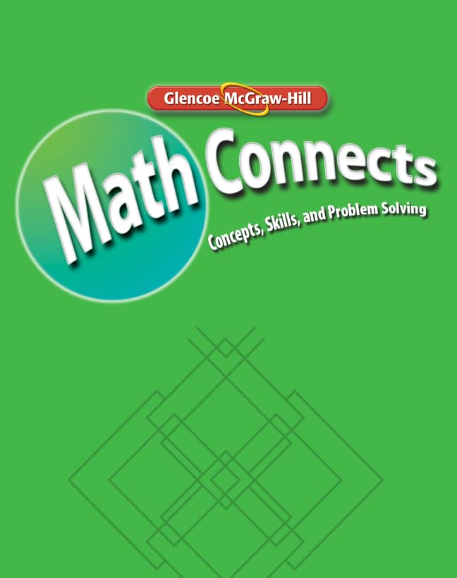 Amazon.com: Math Connects: Concepts, Skills, and Problems Solving ...