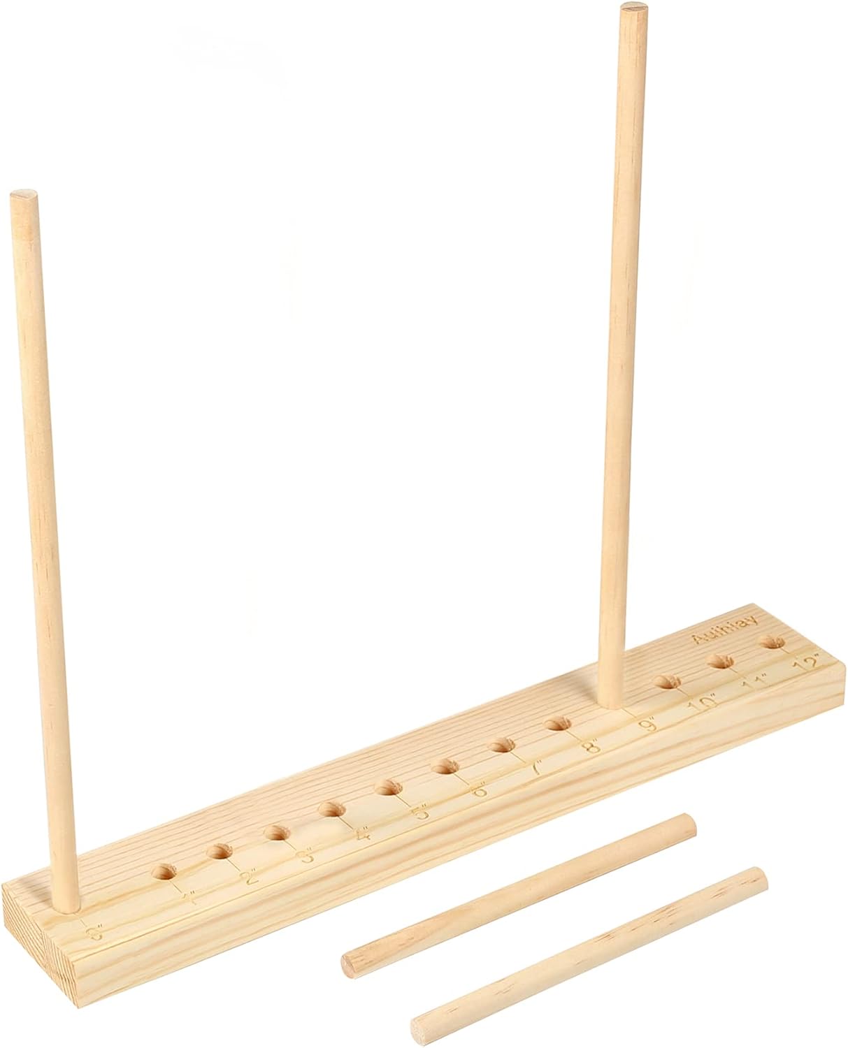 Amazon.com: Auihiay 12 Sizes Adjustable Wood Balloon Sizer Ruler ...