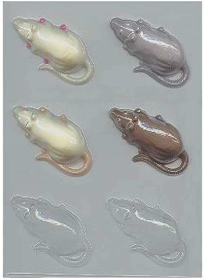 Amazon.com: Grandmama's Goodies H056 Halloween Rat Rodent Chocolate ...