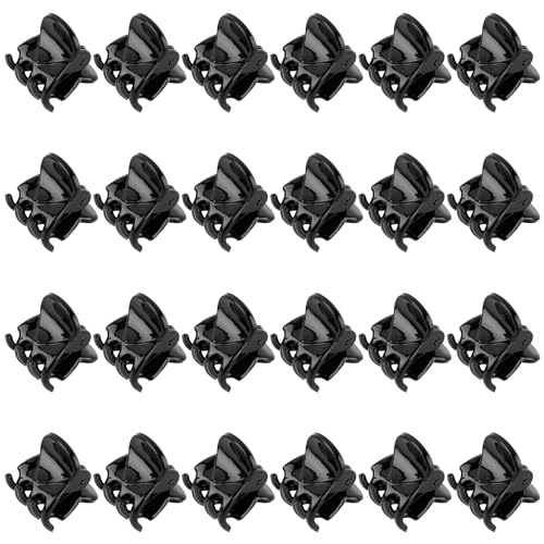 AUEAR, 24 Pack Mini Jaw Clips Plastic Hair Claw Clips for Girls and ...