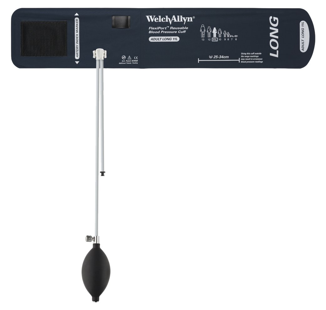 Welch Allyn REUSE-11L-2BV FlexiPort Reusable Blood Pressure Cuffs with ...