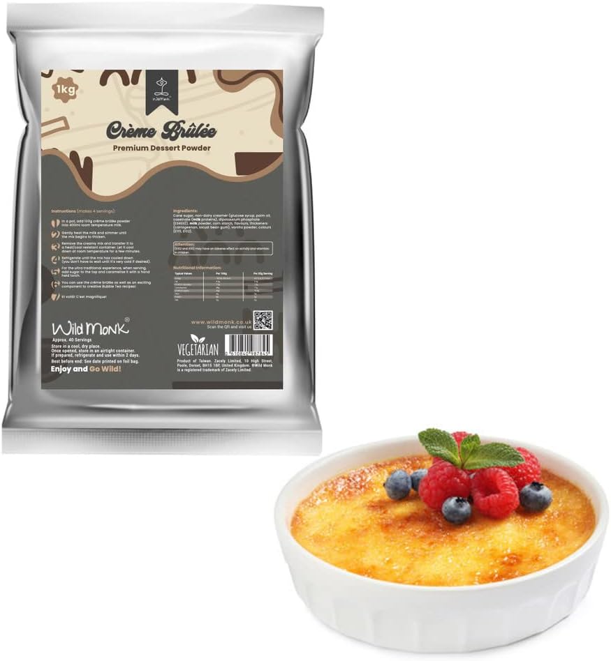 1kg Crème Brûlée Dessert Powder Mix - Vegetarian : Amazon.co.uk: Grocery