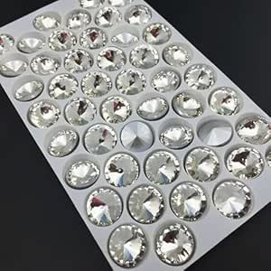 Amazon.com: Glass Crystal 6Mm 8Mm 10Mm 12Mm 14Mm 16Mm 18Mm Fancy Colors ...