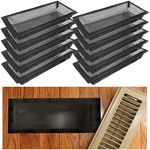 Pack 10 Extra Long Vent Covers for Home Floor，Floor Register Cover Trap ...
