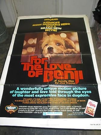 FOR THE LOVE OF BENJI / ORIGINAL U.S. ONE-SHEET MOVIE POSTER (BENJI) at ...