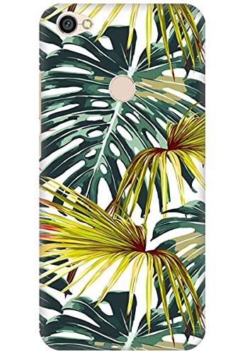 AMEZ Floral Painted Leaf Printed Back Cover Phone Case for Xiaomi Redmi ...