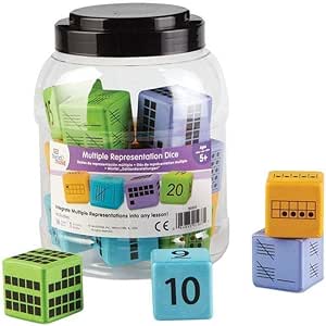 Learning Resources Multiple Representation Dice : Amazon.co.uk: Toys ...