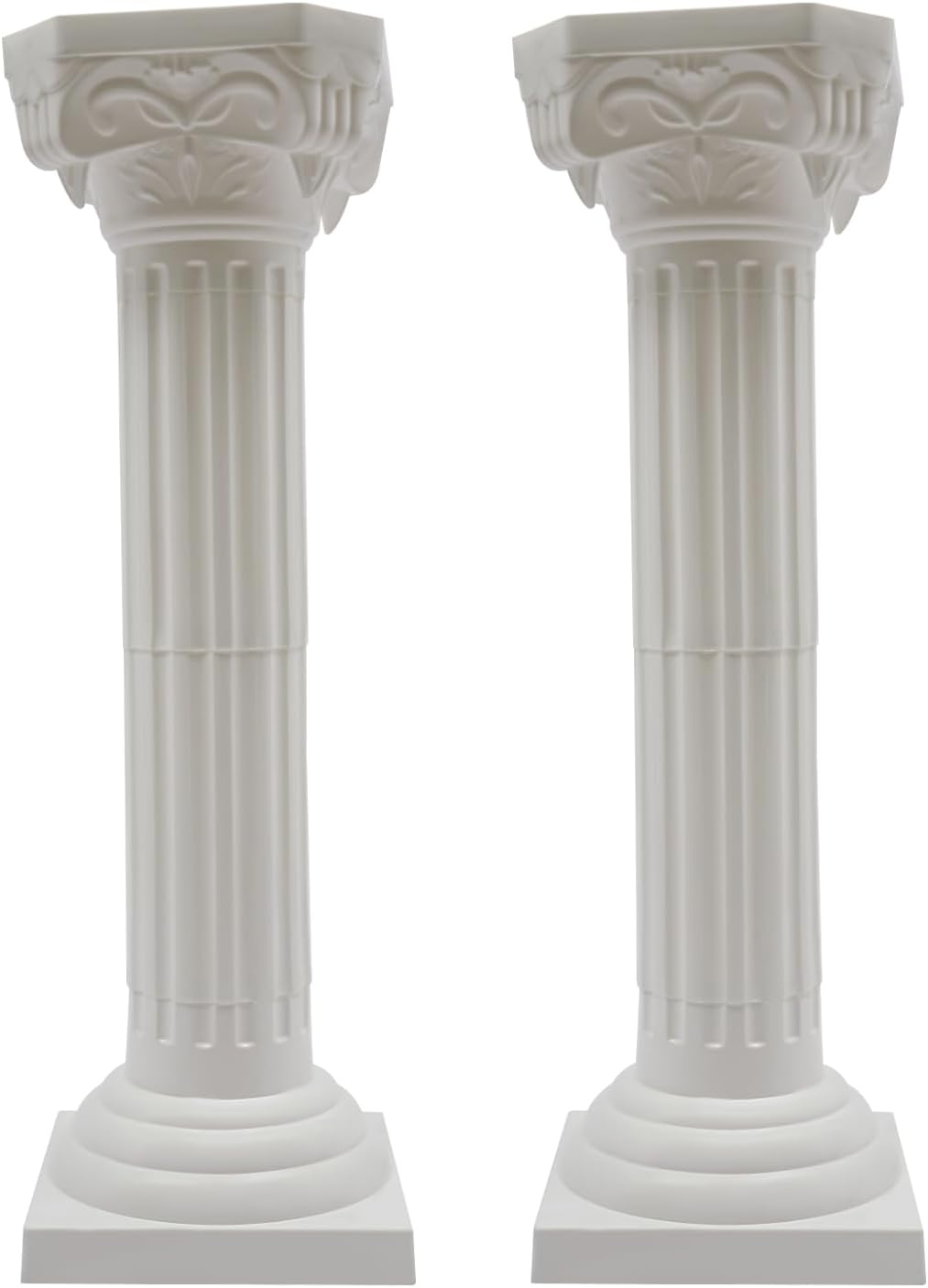 Amazon.com: Libsaerty 2PCS White Roman Columns Set, Roman Columns ...