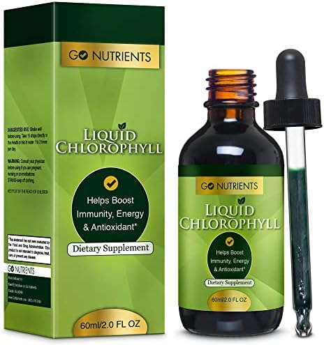 Amazon.com: Go Nutrients Liquid Chlorophyll, Mulberry Derived ...