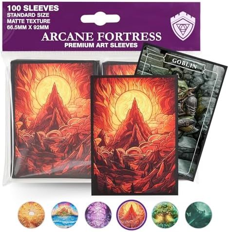 Amazon.com: Arcane Fortress MTG Card Sleeves – 100 Count | Ultra ...