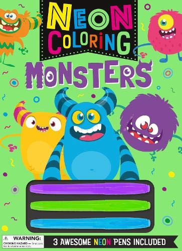 Amazon | Neon Coloring: Monsters (Neon Coloring 8) | Ltd., Bookoli ...
