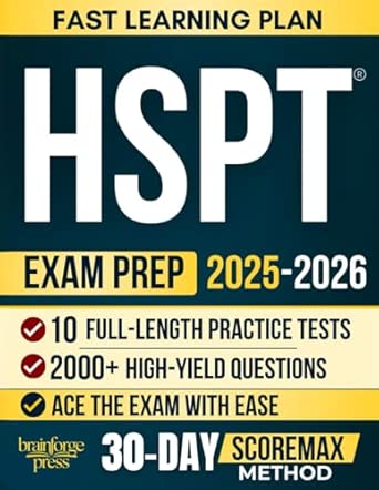 HSPT Complete Exam Prep Book: 10 Full-Length Practice Tests, 2,000 ...