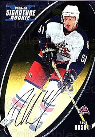 Amazon.com: (CI) Rick Nash Hockey Card 2002-03 BAP Signature Series ...