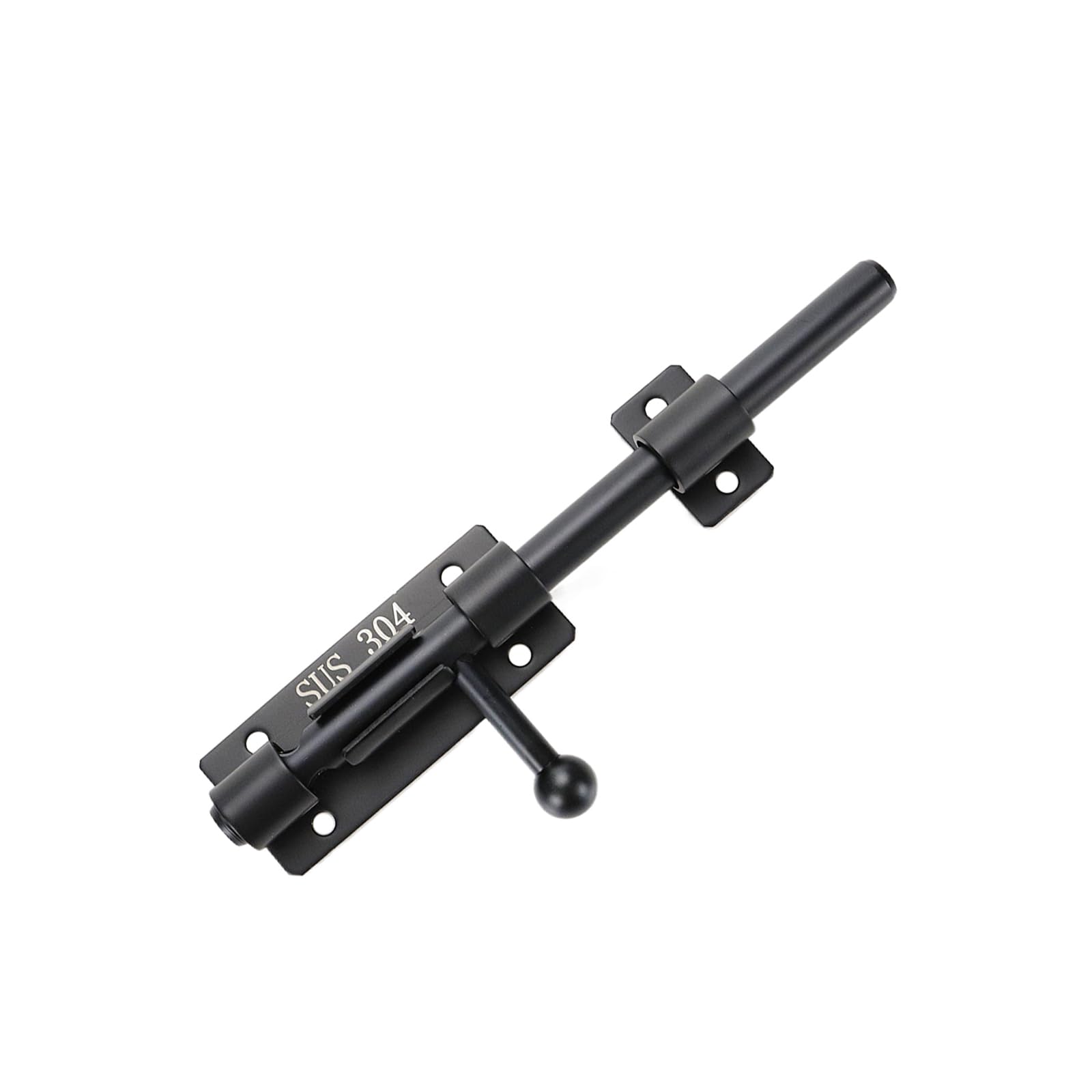 Snapklik.com : Black Slide Bolt Gate Latch 6 Inches Heavy Duty Door ...