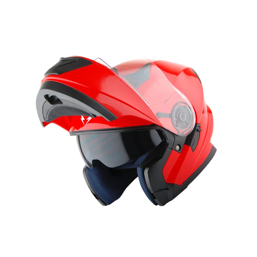 Snapklik.com : New Motorcycle Bike Modular Full Face Helmet Dual Visor ...