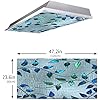 Drop Ceiling Light Covering Insert 4' x 2' feet (Silver Stained Glass ...