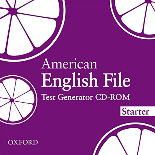 Buy AMERICAN ENGLISH FILE STARTER TEST GENERATOR CD-ROM Book Online at ...