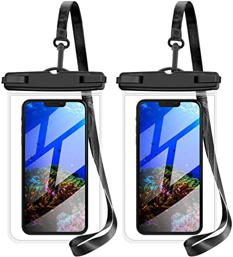 UNBREAKcable Universal Waterproof Phone Pouch 2 Pack - IPX8 Waterproof ...