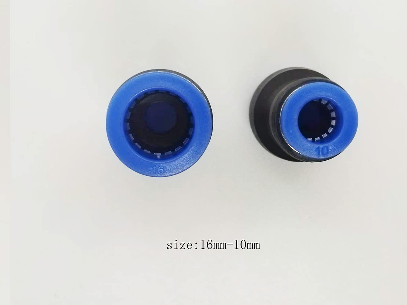Snapklik.com : Zjxed 16mm OD X 10mm OD Pneumatic Quick Connector Push ...