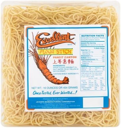 Amazon.com: Excellent Pancit Canton Noodles, 16oz (454g), 2 Pack ...