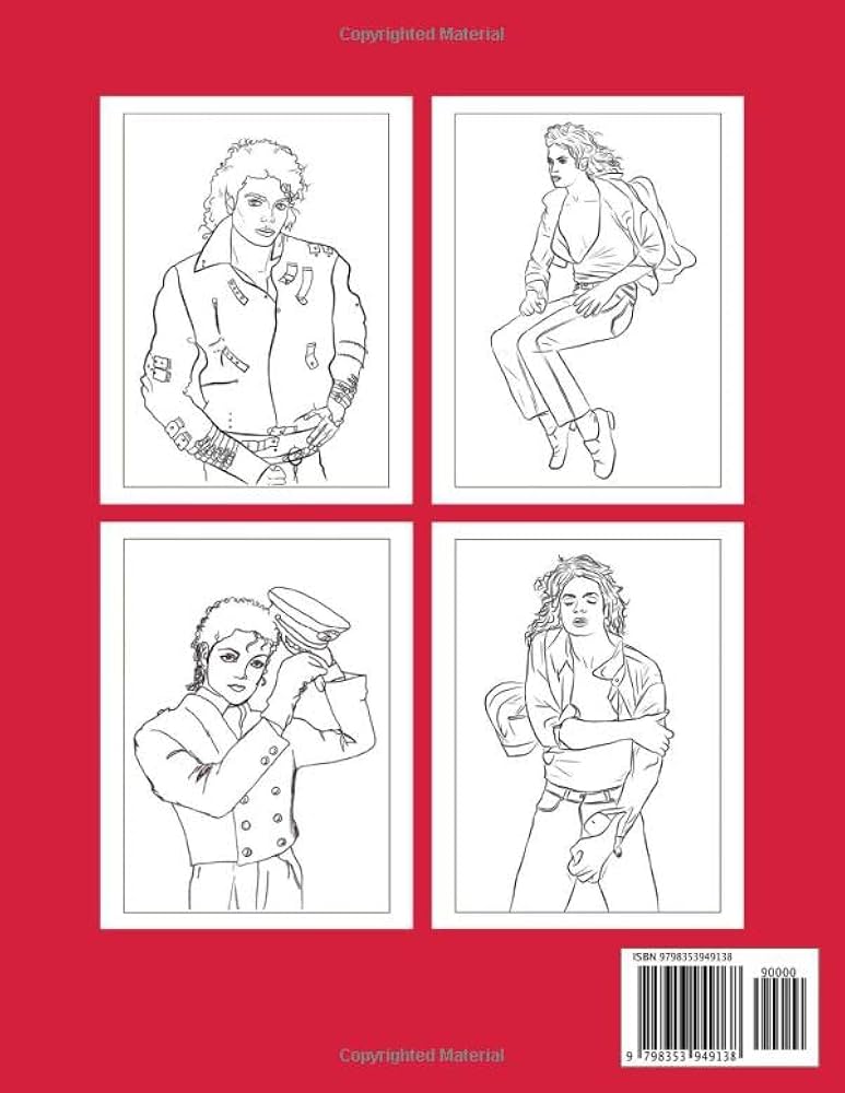 free michael jackson coloring pages to print