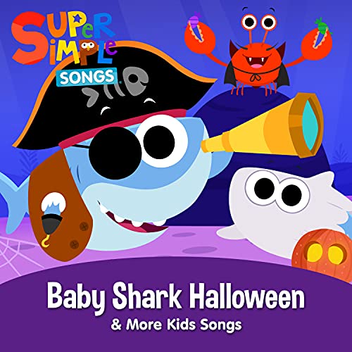 Amazon.com: Baby Shark Halloween & More Kids Halloween Songs : Super ...
