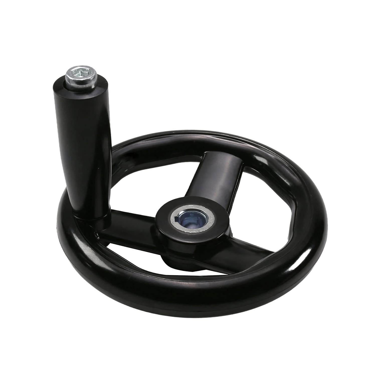 Amazon.com: Othmro 1Pcs Round Three Hand Wheel 0.47in Center Hole ...