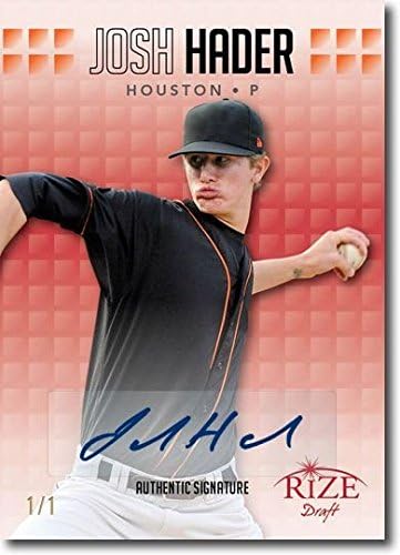 JOSH HADER 2013 Rize Rookie Autograph RED BLANK BACK Auto RC 1/1 at ...