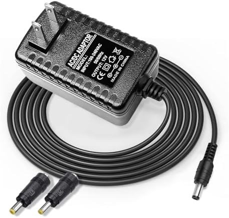 Amazon.com: 12V AC/DC Casio Keyboard Charger Power Adapter Compatible ...
