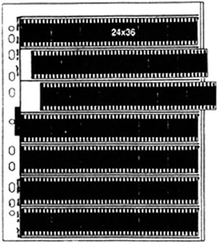 Amazon.com : Matin 25P Archival Negative Film Storage Pages Clear ...