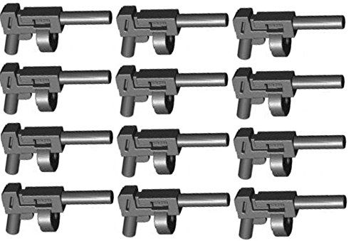 LEGO Pack of 12 Minifigure Tommy Guns : Amazon.co.uk: Toys & Games