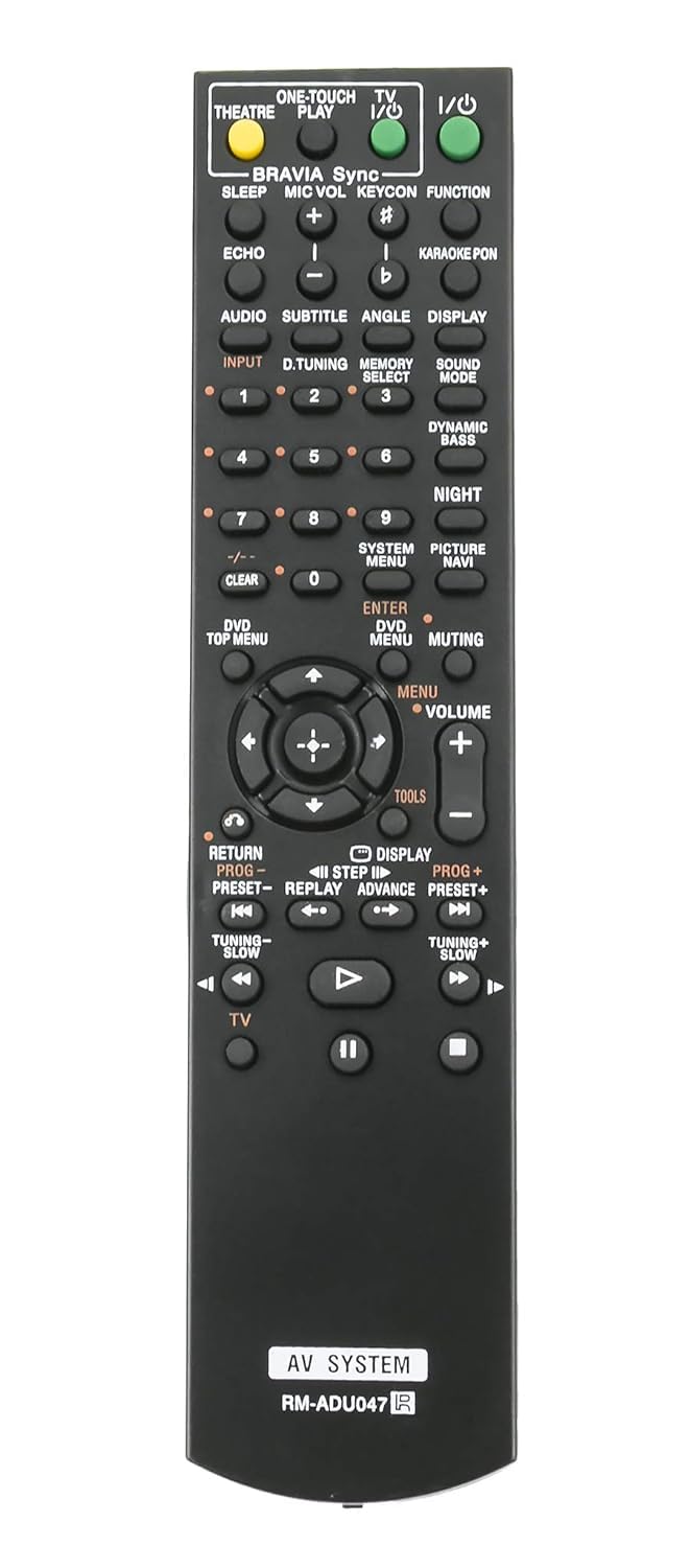 Buy RM-ADU047 Remote Control fit for Sony DVD Home Theater System DAV ...