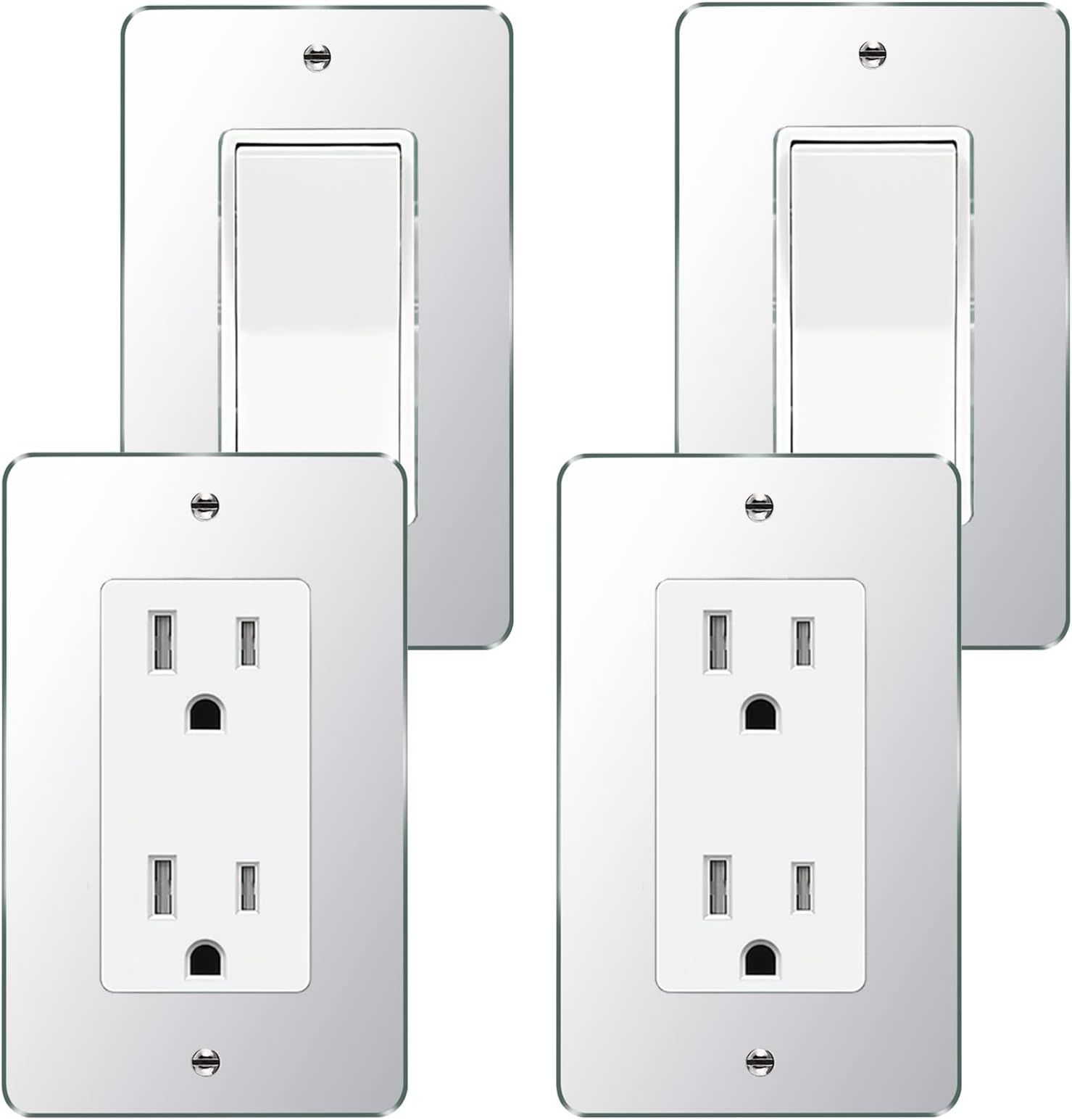 GlassAlike® Five Gang Decora Acrylic Mirror Switch Plate - Amazon.com