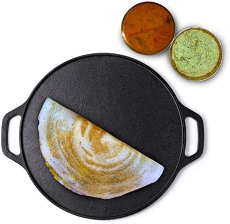 Buy SOLARA Cast Iron Tawa for Dosa 12" Inch (30 CM), Tawa for Dosa ...