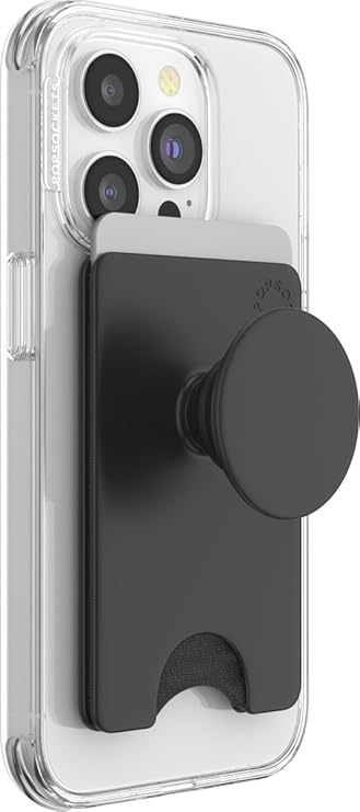 Amazon.com: PopSockets Adhesive Phone Wallet and Card Holder with Grip ...